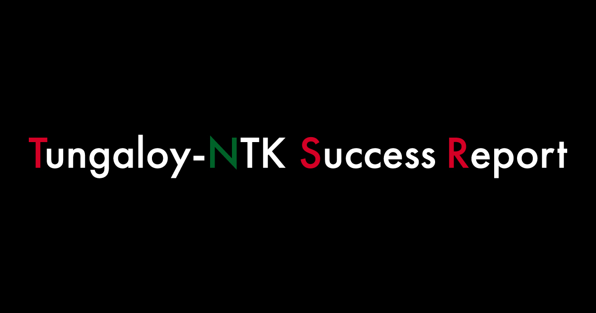 Tungaloy-NTK Success Report
